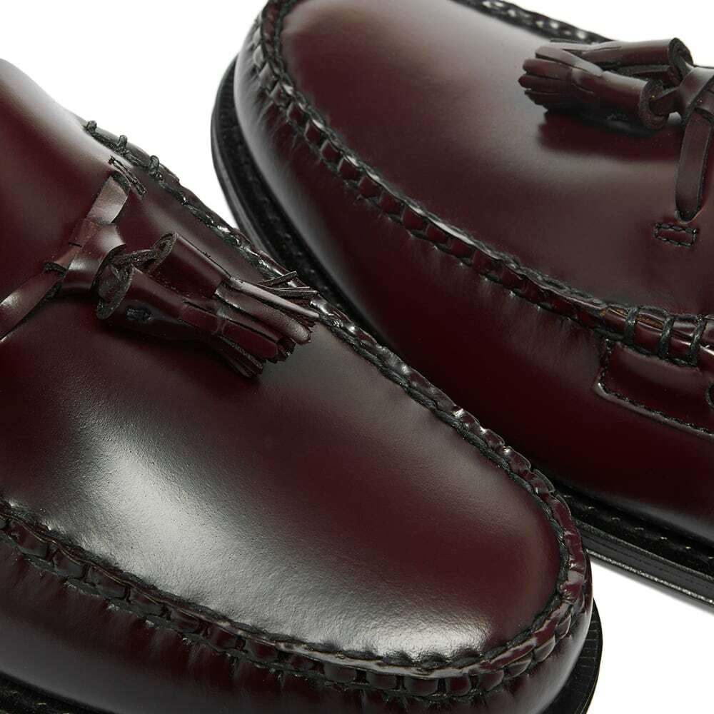 Bass Weejuns Men's Larkin Tassel Loafer in Wine Leather Bass Weejuns