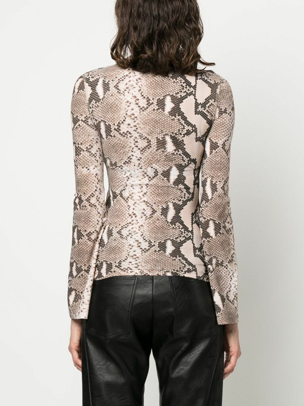 STELLA MCCARTNEY - Python Print Fluid Top Stella McCartney