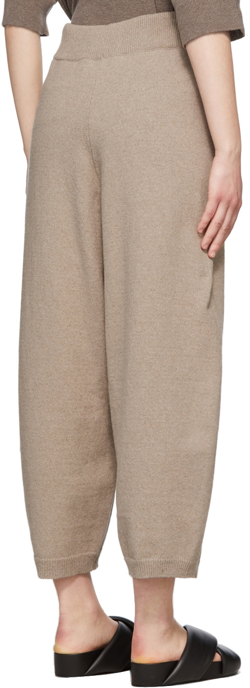 CORDERA Beige Cotton Knit Pants CORDERA