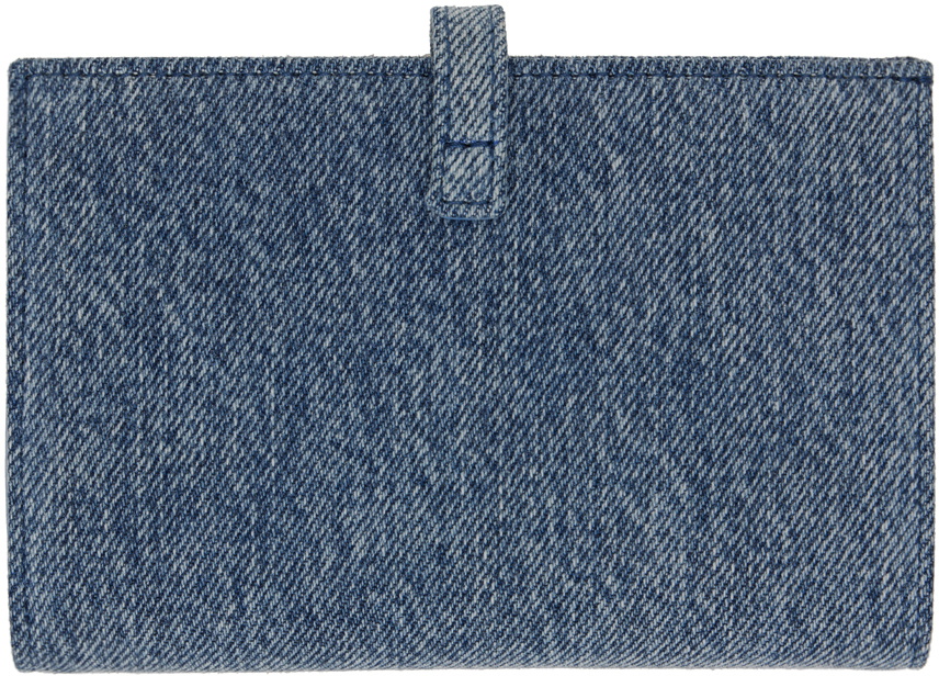 Givenchy Blue Voyou Denim Wallet Givenchy