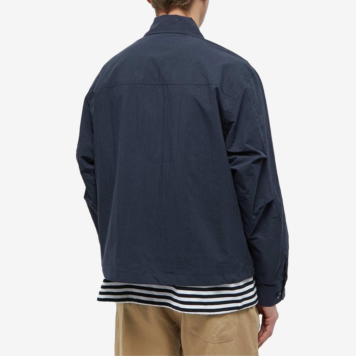 Uniform Bridge Men's Jungle Fatigue Jacket in Navy Uniform Bridge