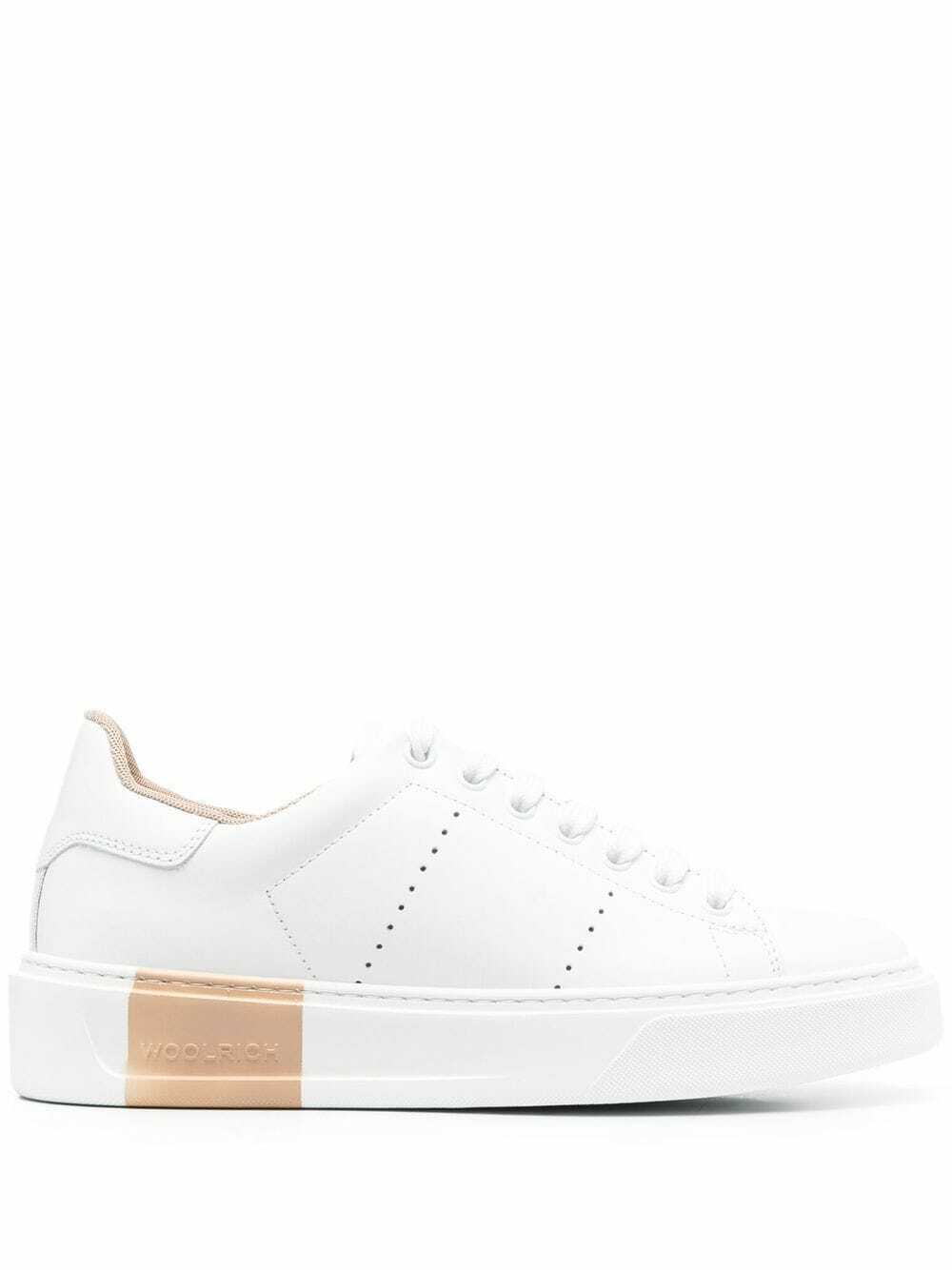 WOOLRICH - Leather Classic Court Sneakers Woolrich