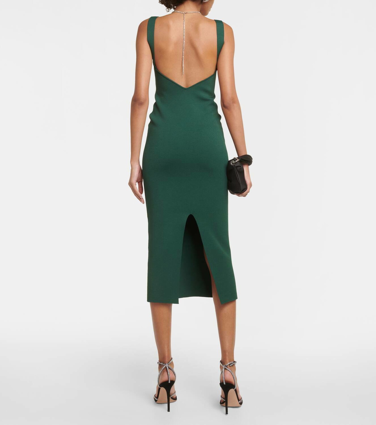 Galvan Celeste embellished midi dress Galvan