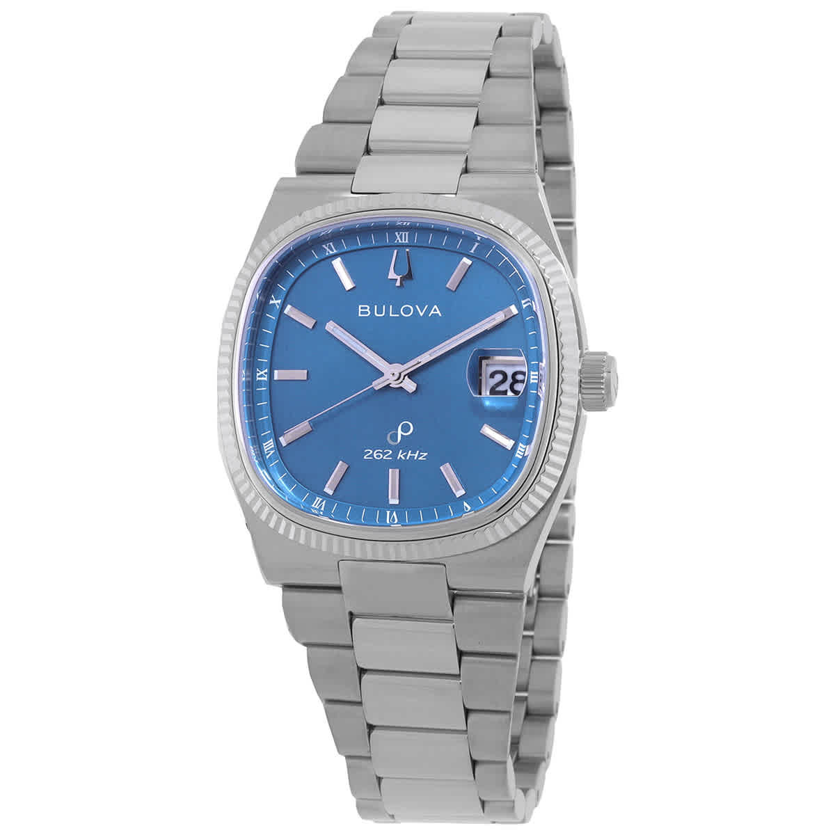 Bulova Classic Quartz Blue Dial Mens Watch 96B440 Bulova