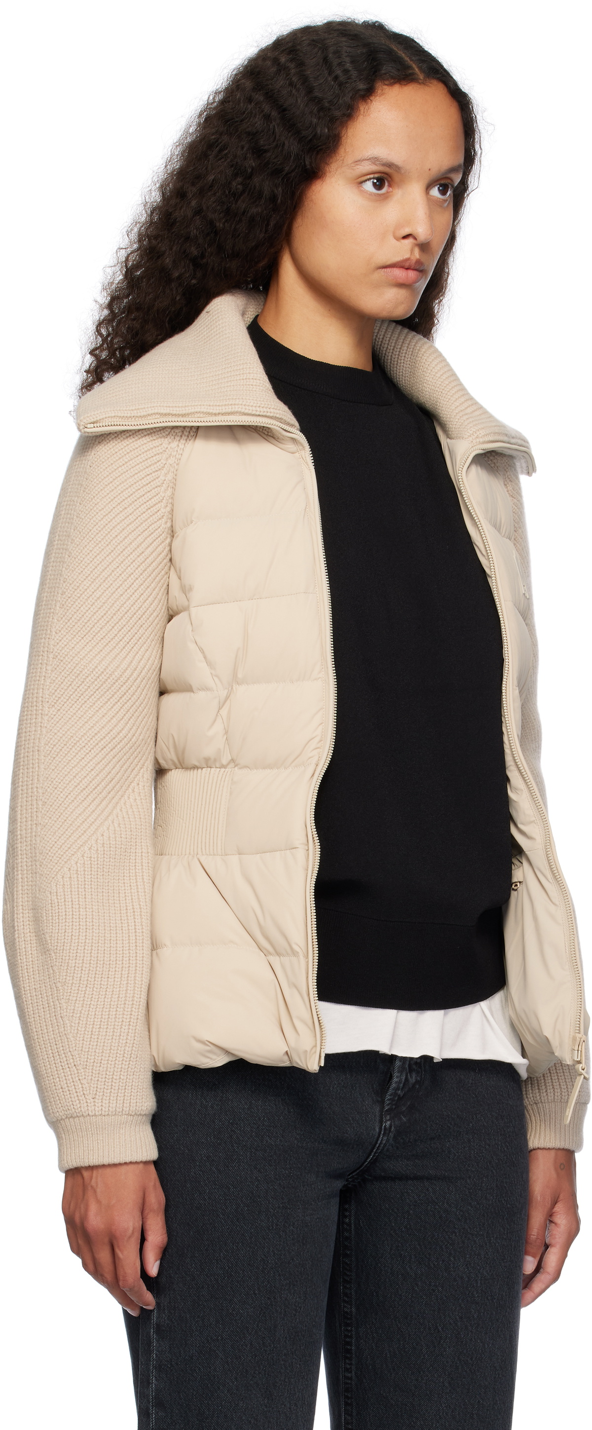 MACKAGE Beige Foxy Down Jacket Mackage