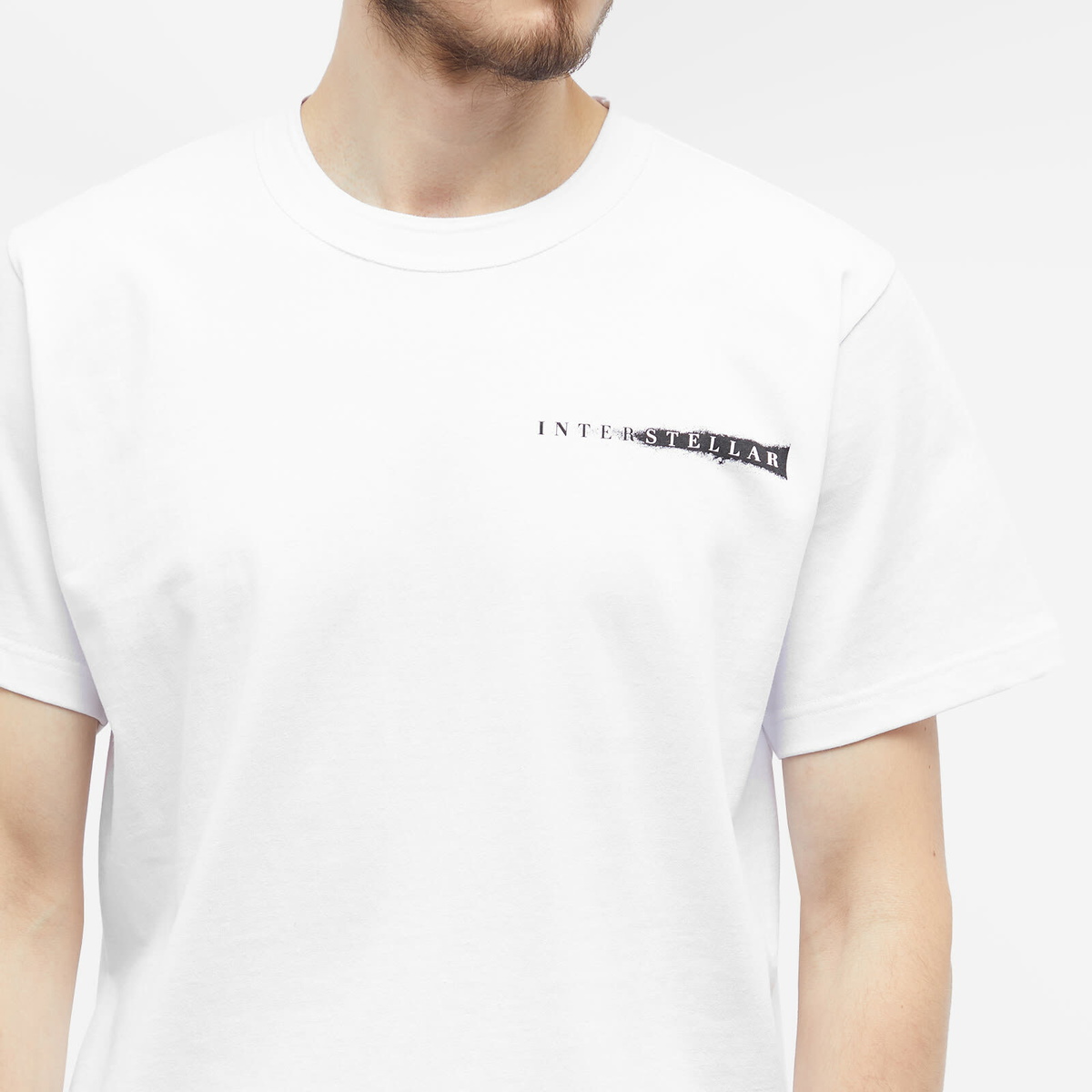Sacai Men's x Interstellar T-Shirt in White Sacai
