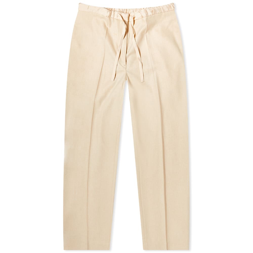 Jil Sander Women's Plus Drawstring Wool Flannel Cropped Trouser in ...
