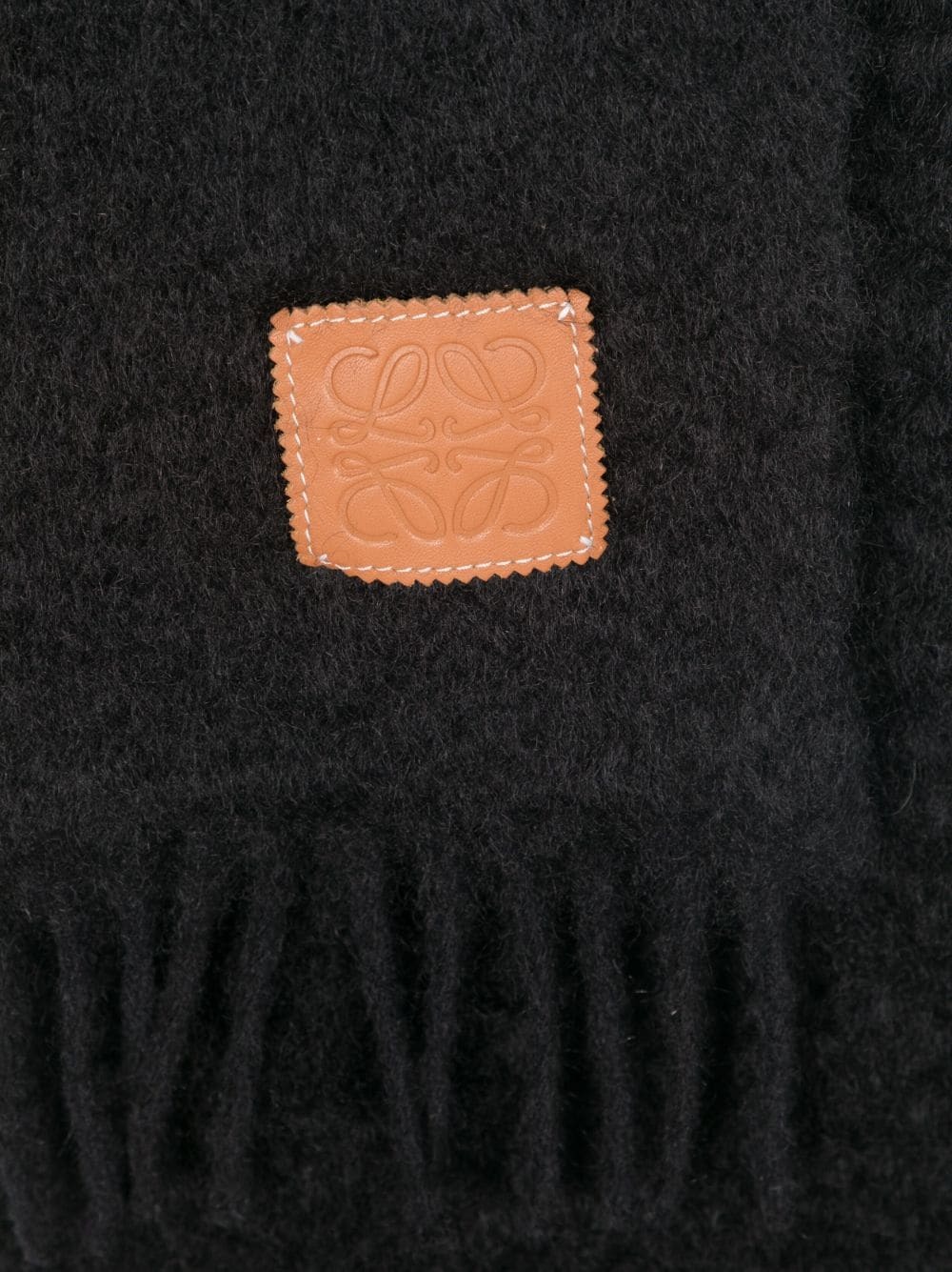 LOEWE - Logo Patch Wool Scarf Loewe
