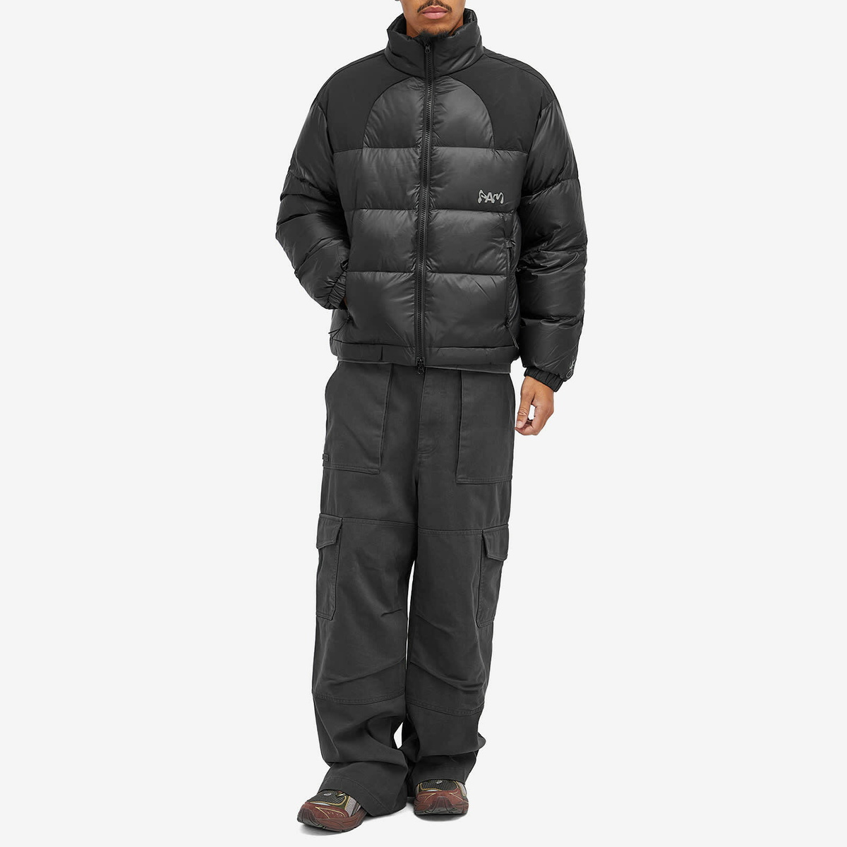 P.A.M. Men's Stream Down Puffer Jacket in Black P.A.M.