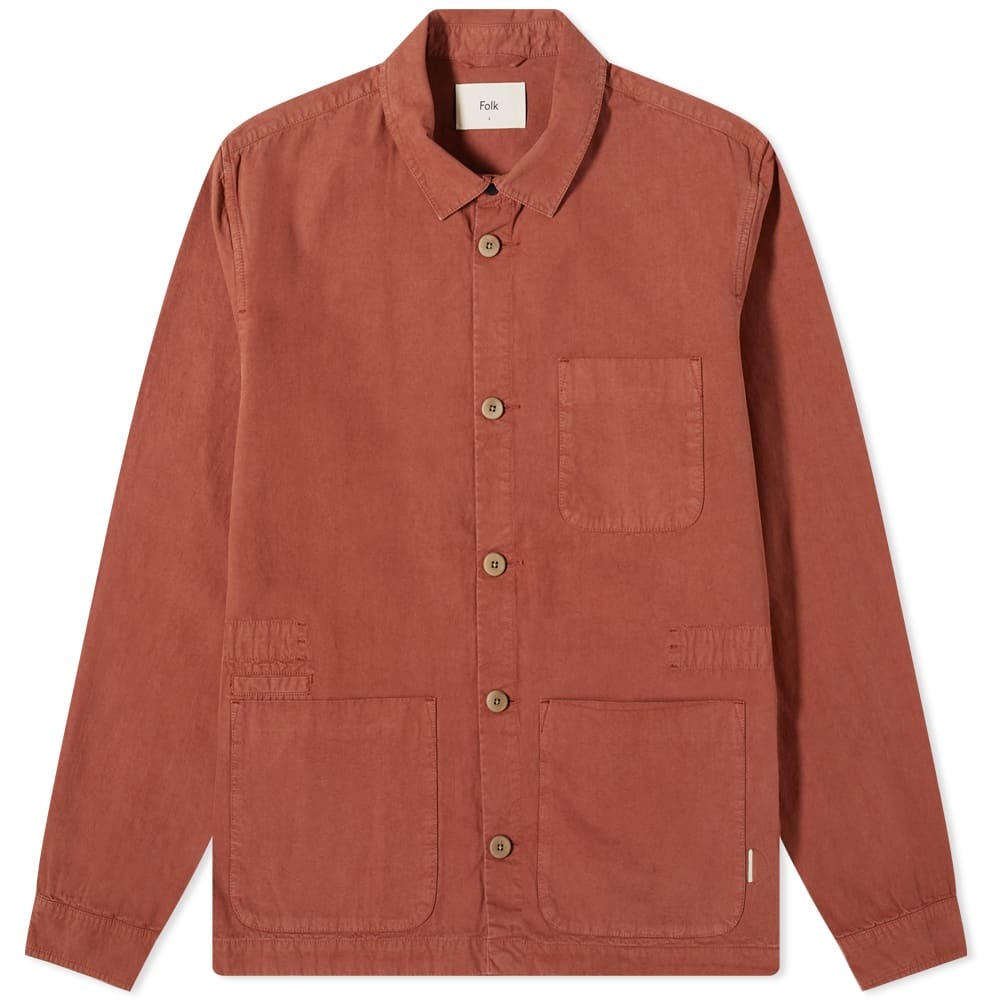 Folk Men's Assembly Jacket in Chestnut Folk