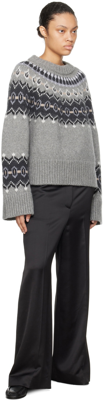 KHAITE Black 'The Banton' Trousers Khaite