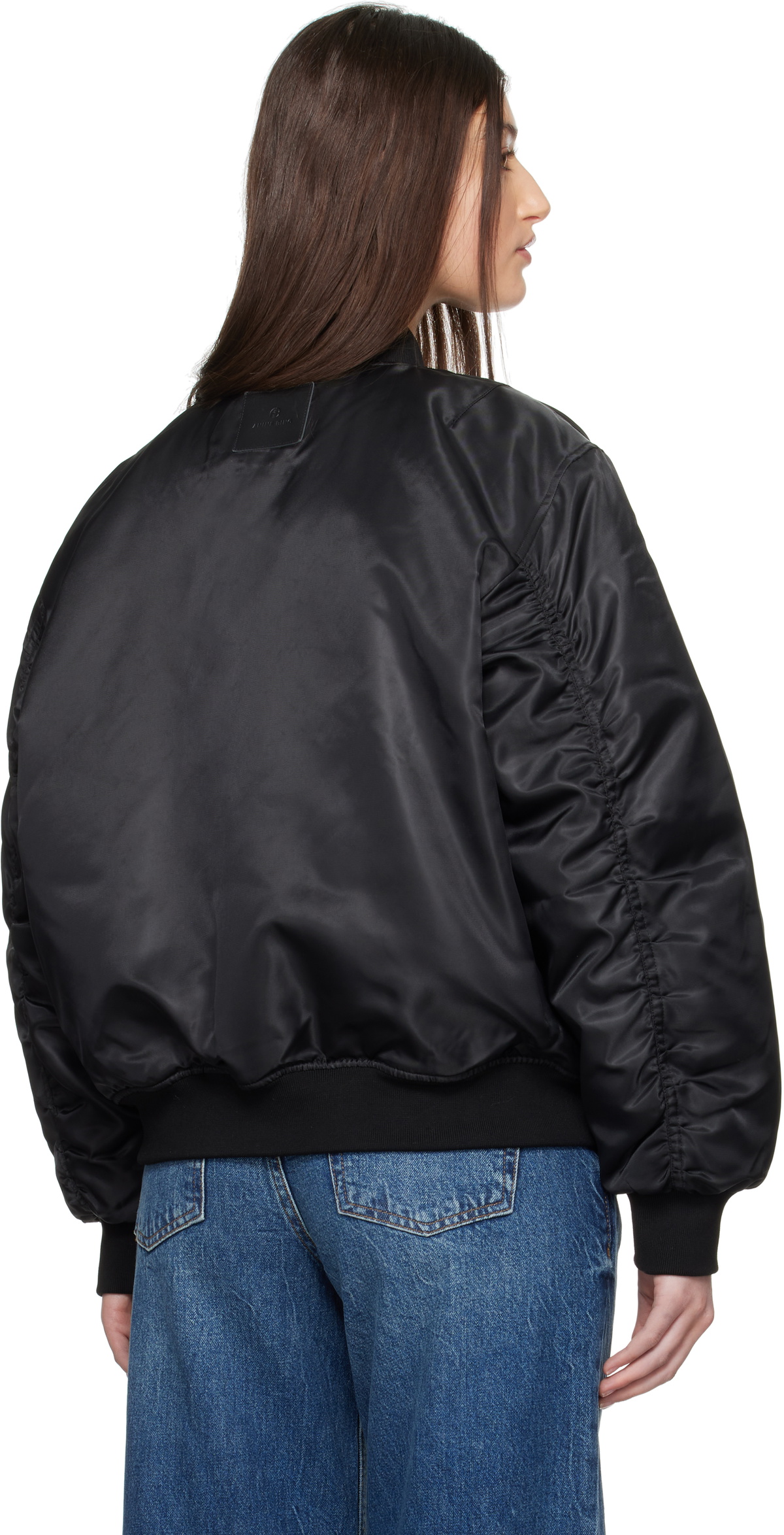 ANINE BING Black Leon Bomber Jacket ANINE BING
