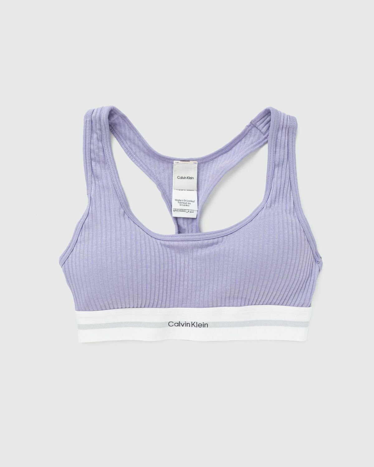 Calvin Klein Underwear MODAL RIB LIGHTLY LINED BRALETTE Purple Womens ...