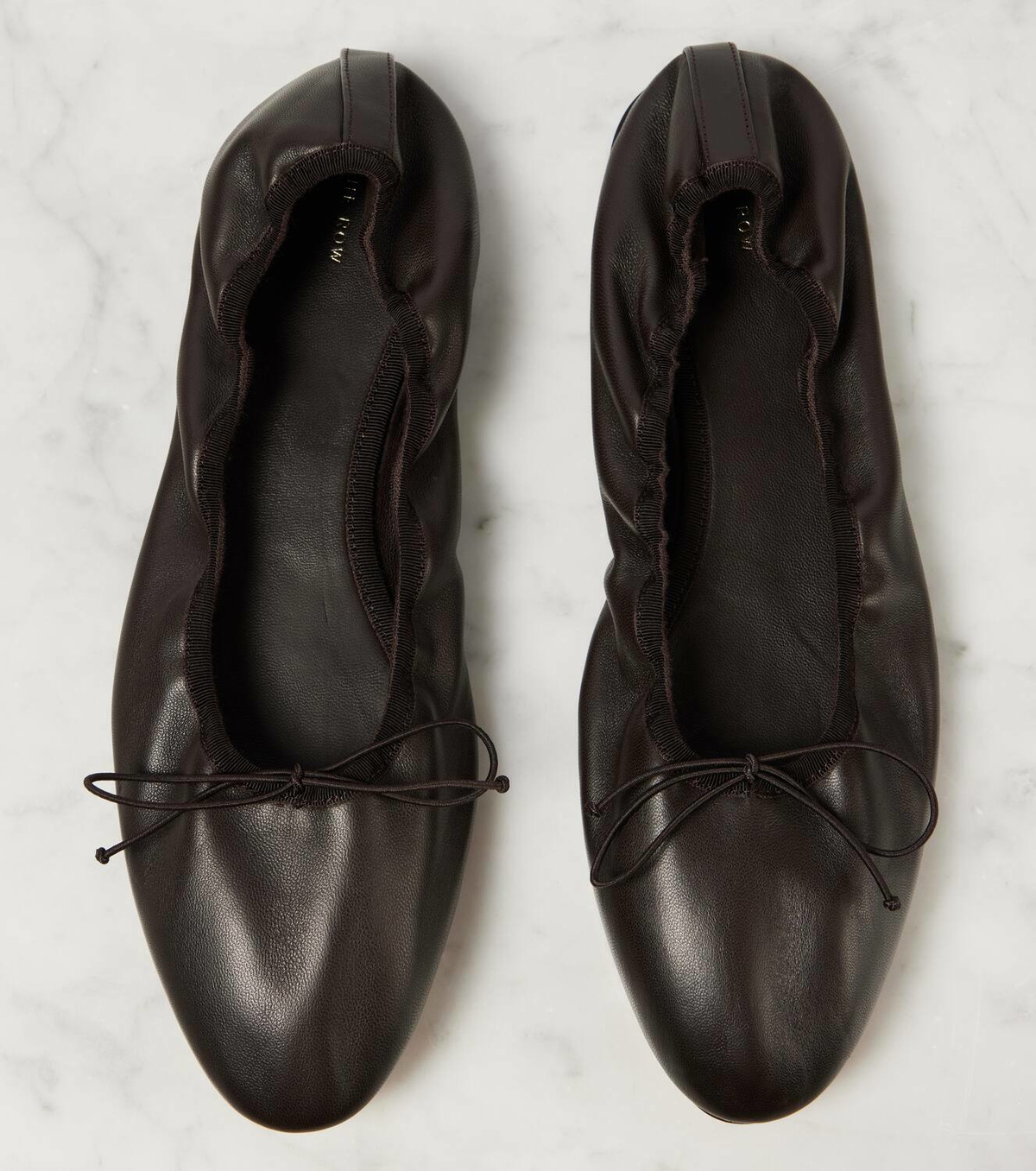 The Row Awar leather ballet flats The Row