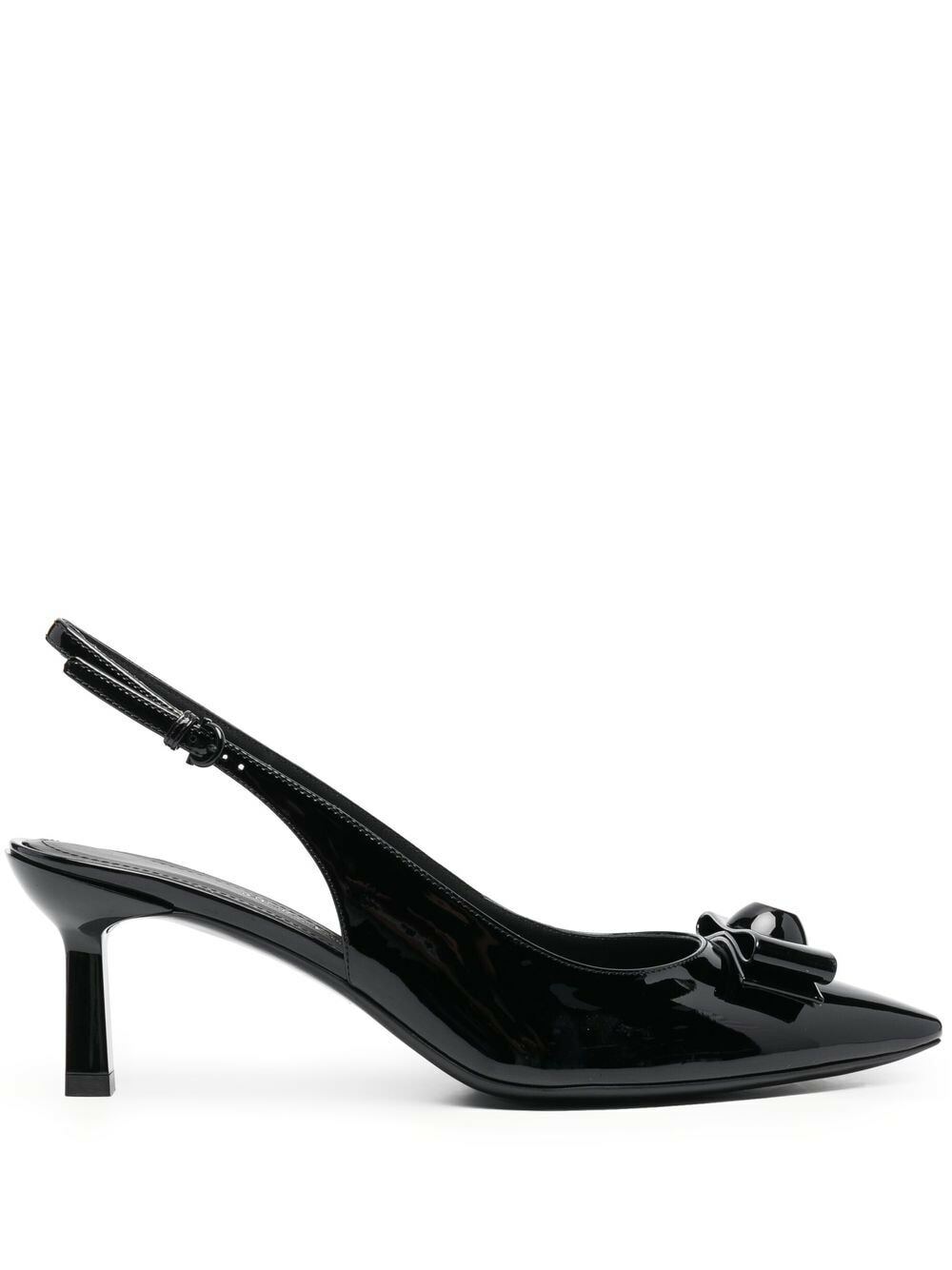 FERRAGAMO - Vara Patent Leather Slingback Pumps Salvatore Ferragamo