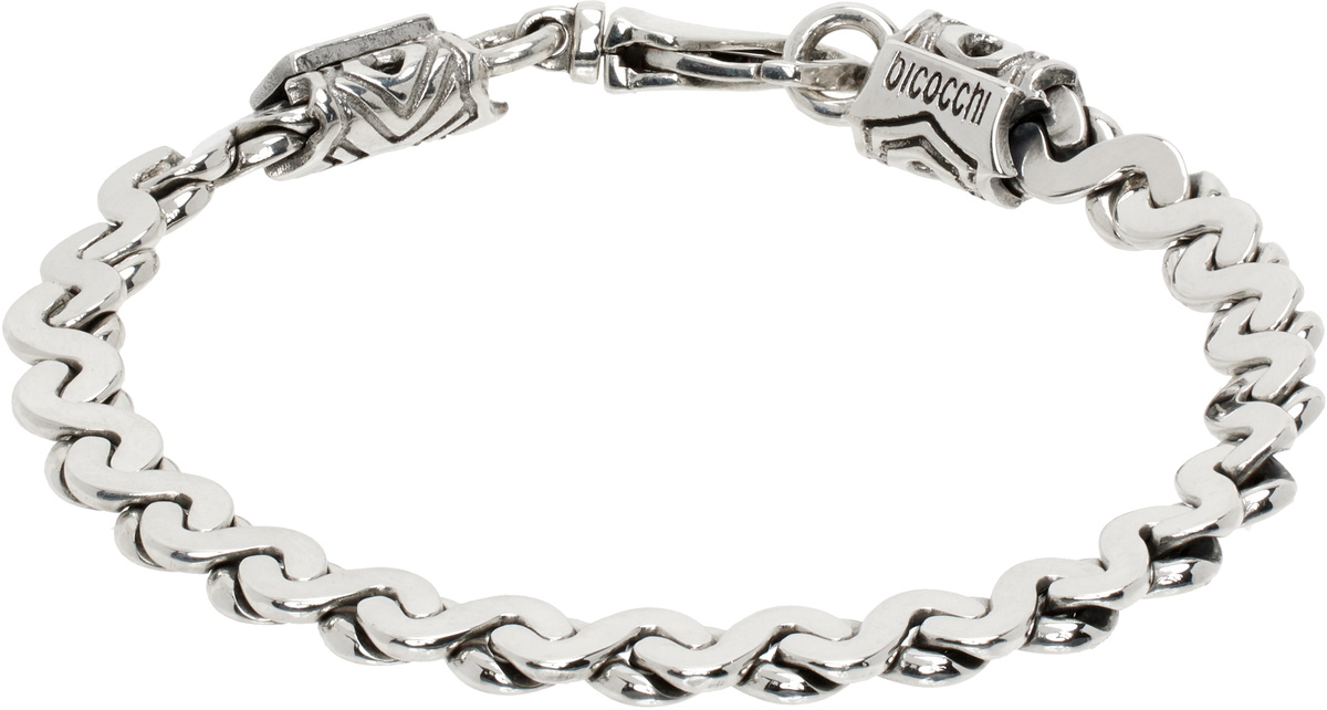 Emanuele Bicocchi Silver Infinity Loop Bracelet Emanuele Bicocchi