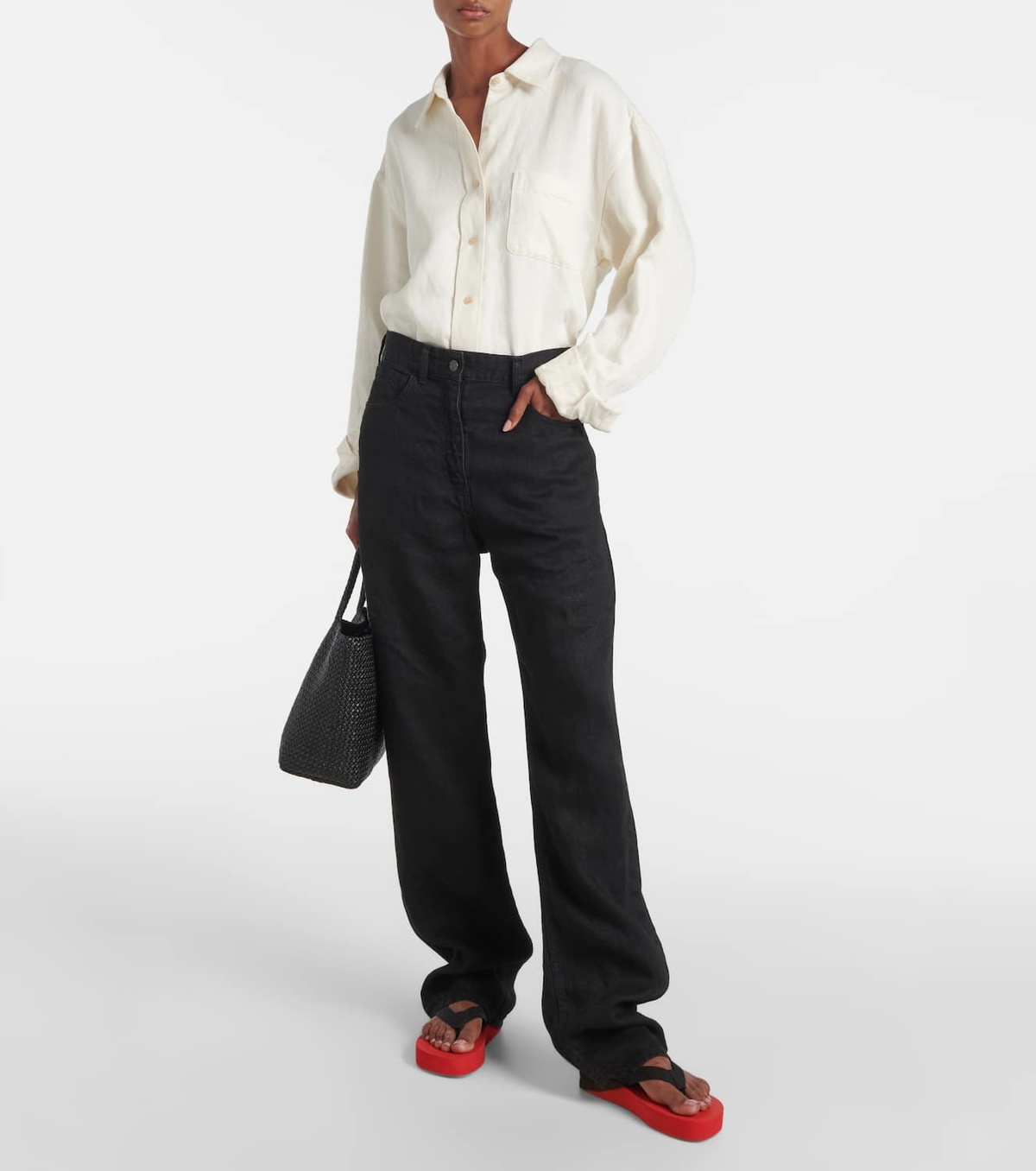 The Row Dune platform thong sandals The Row