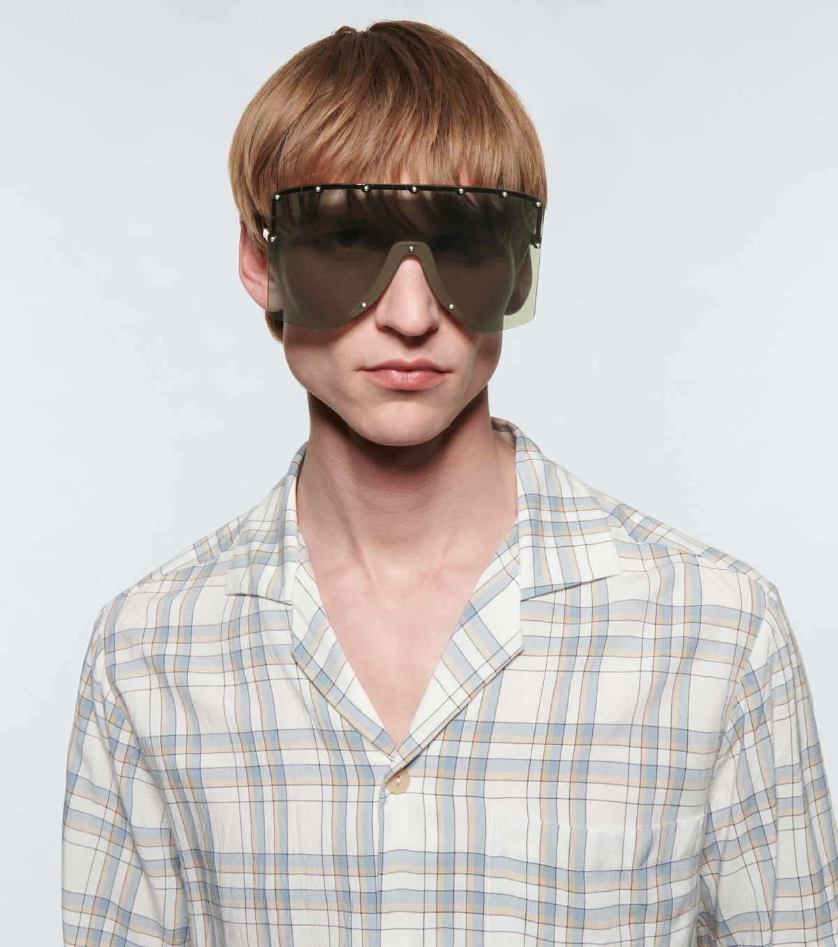 Gucci - Mask-frame sunglasses Gucci