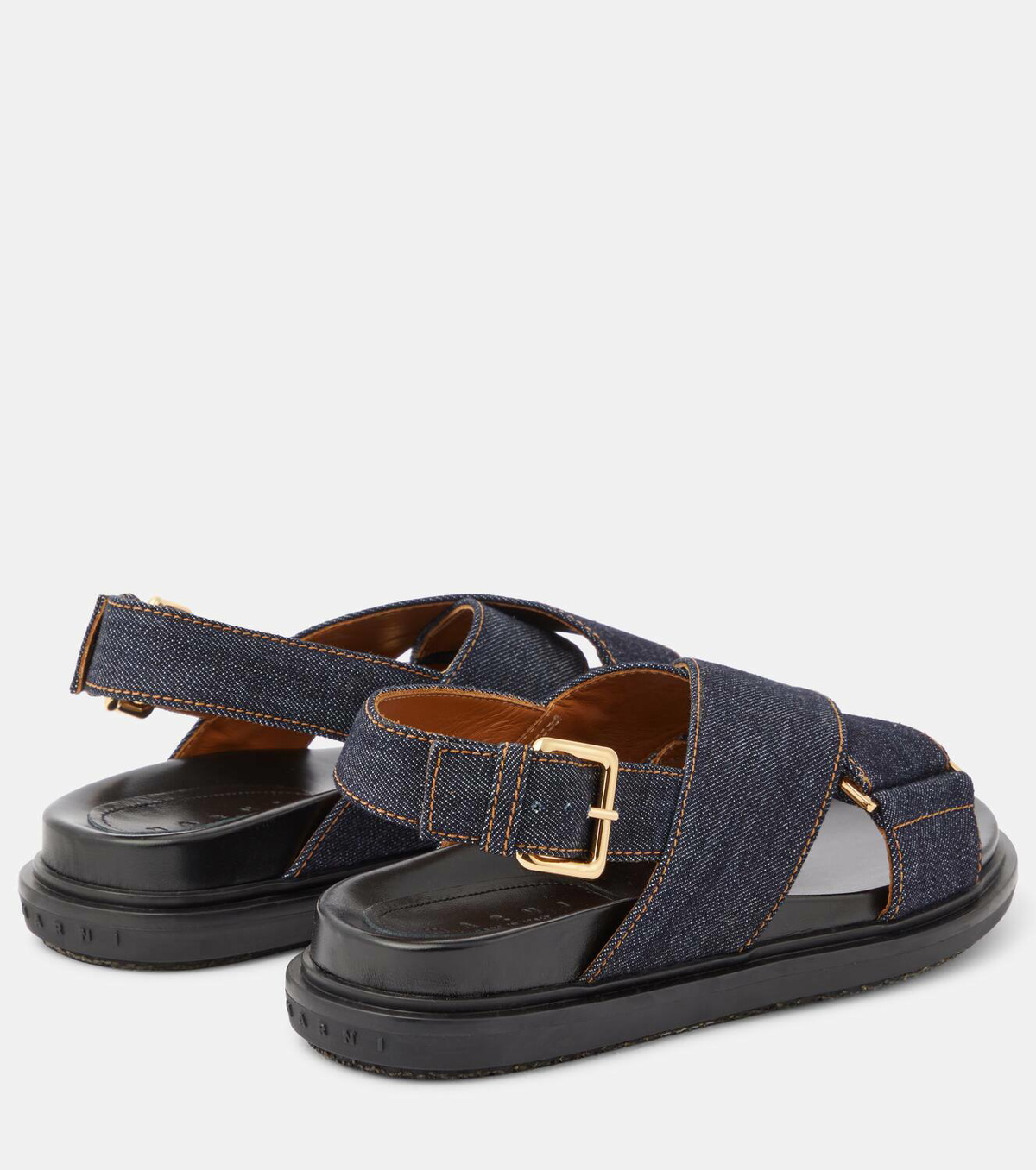 Marni Fussbett denim sandals Marni