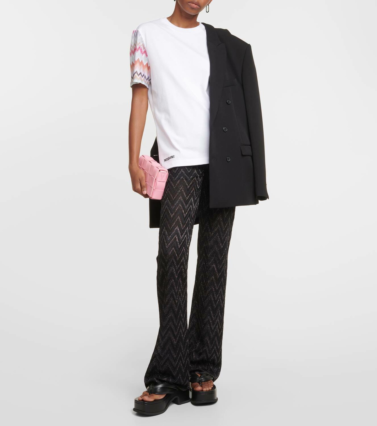 Missoni Zig Zag logo cotton T-shirt Missoni