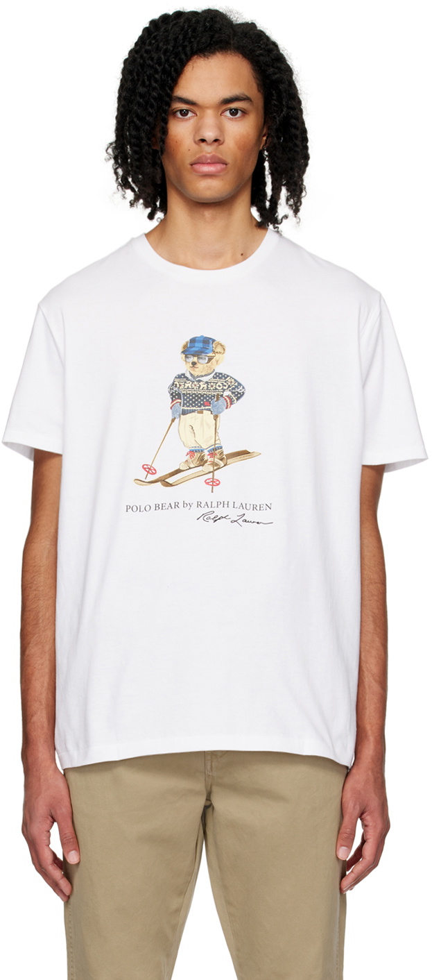 Polo Ralph Lauren White Polo Bear T Shirt Polo Ralph Lauren 7500