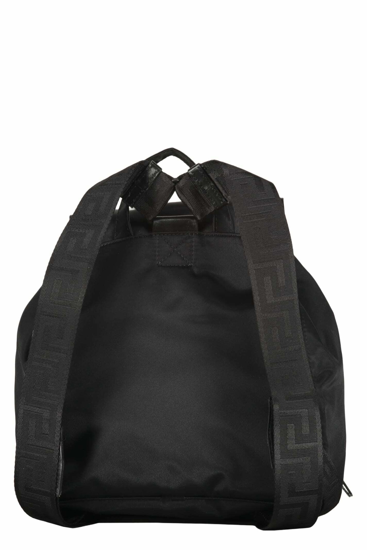 Versace Logo Detail Nylon Backpack Versace