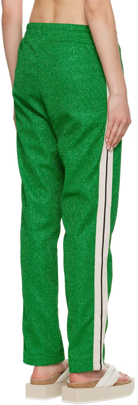 Palm Angels Green Polyester Lounge Pants Palm Angels