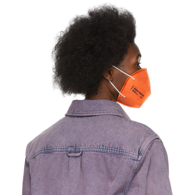 Heron Preston Orange Reusable Mask Heron Preston