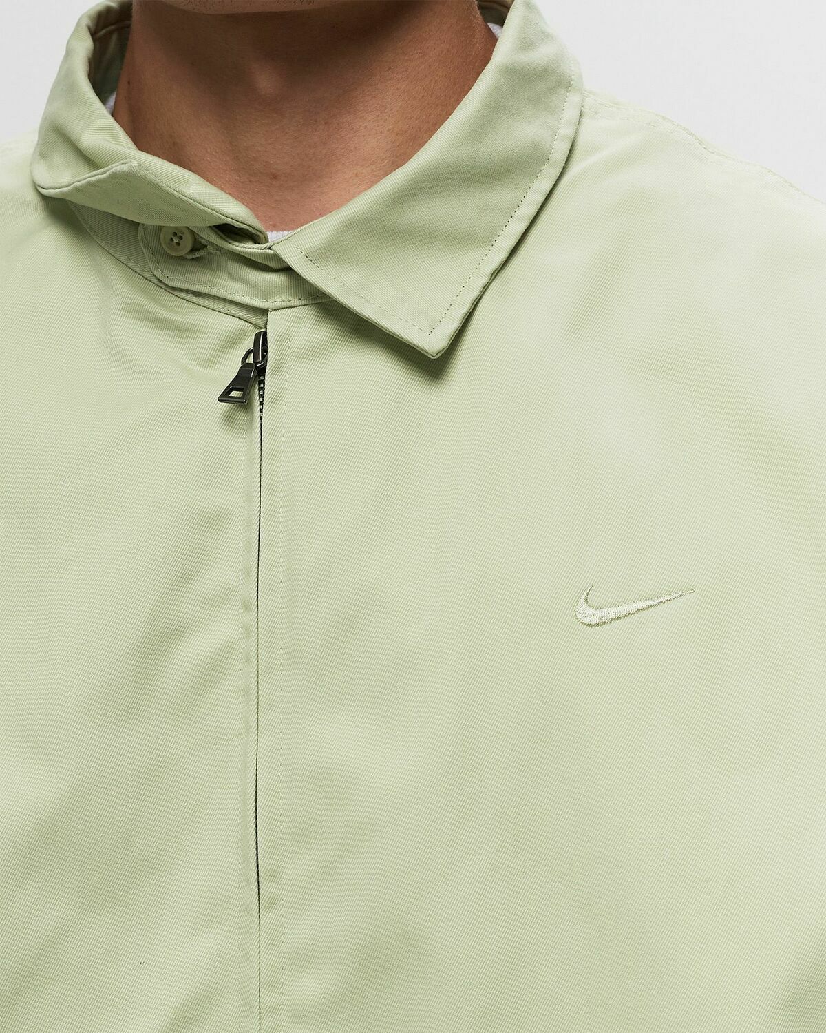 Nike Life Woven Harrington Jacket Green Bomber Jackets Nike