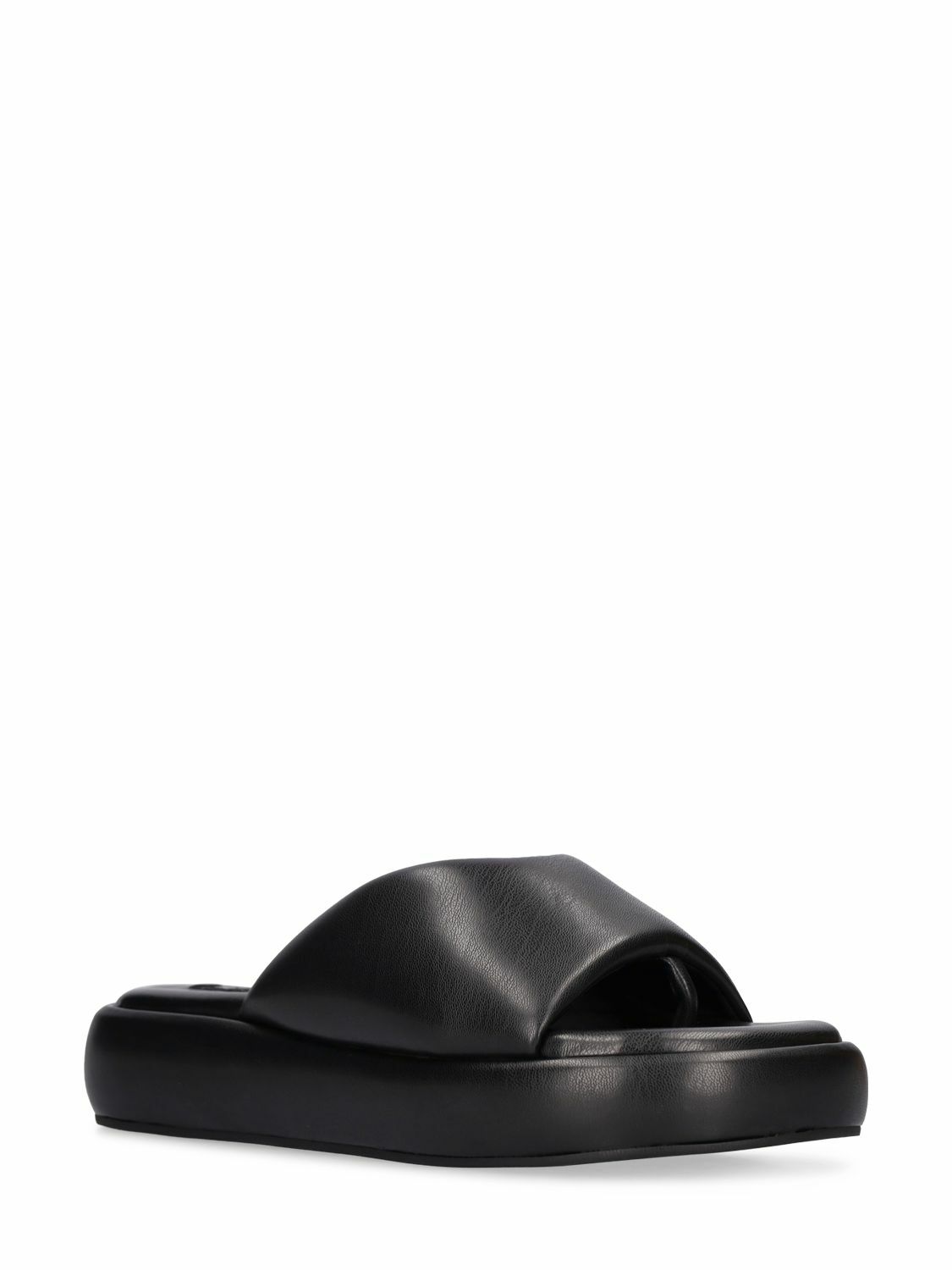 SIMON MILLER - 40mm Taffy Leather Slides Simon Miller