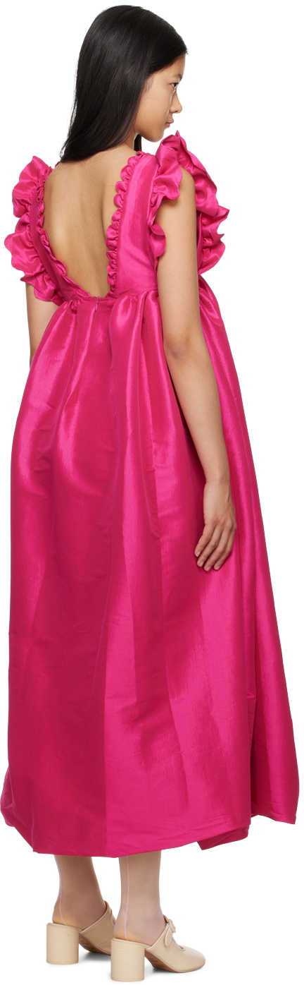 Kika Vargas Pink Tatiana Maxi Dress Kika Vargas