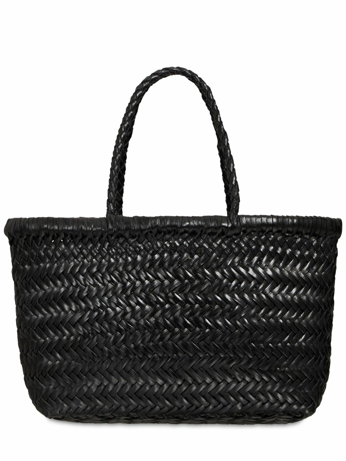 DRAGON DIFFUSION Mini Flat Gora Leather Basket Bag Dragon Diffusion