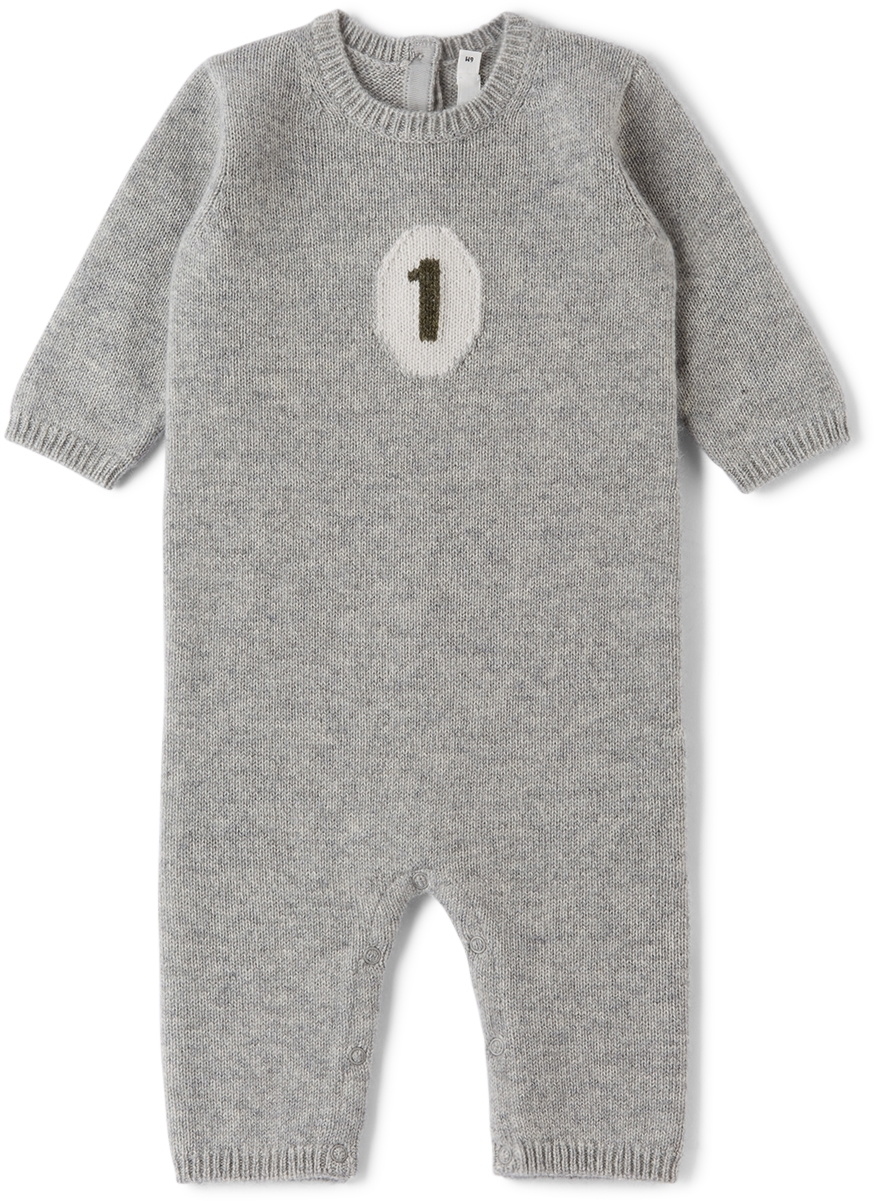 Bonpoint Baby Cashmere Intarsia Tiloint Bodysuit Bonpoint