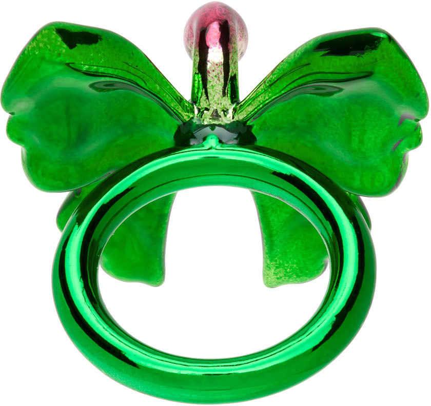 HUGO KREIT Green Bow Ring Hugo Kreit