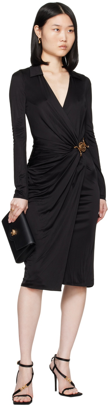 Versace Gold Crystal Medusa Greca Ring Versace