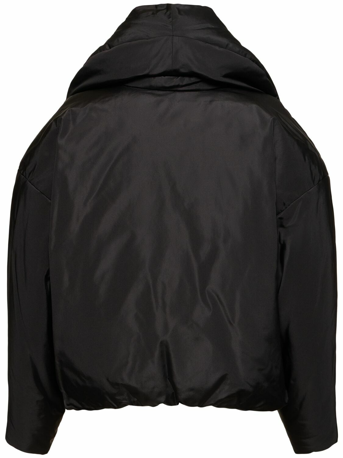 SAINT LAURENT - Silk Puffer Jacket Saint Laurent