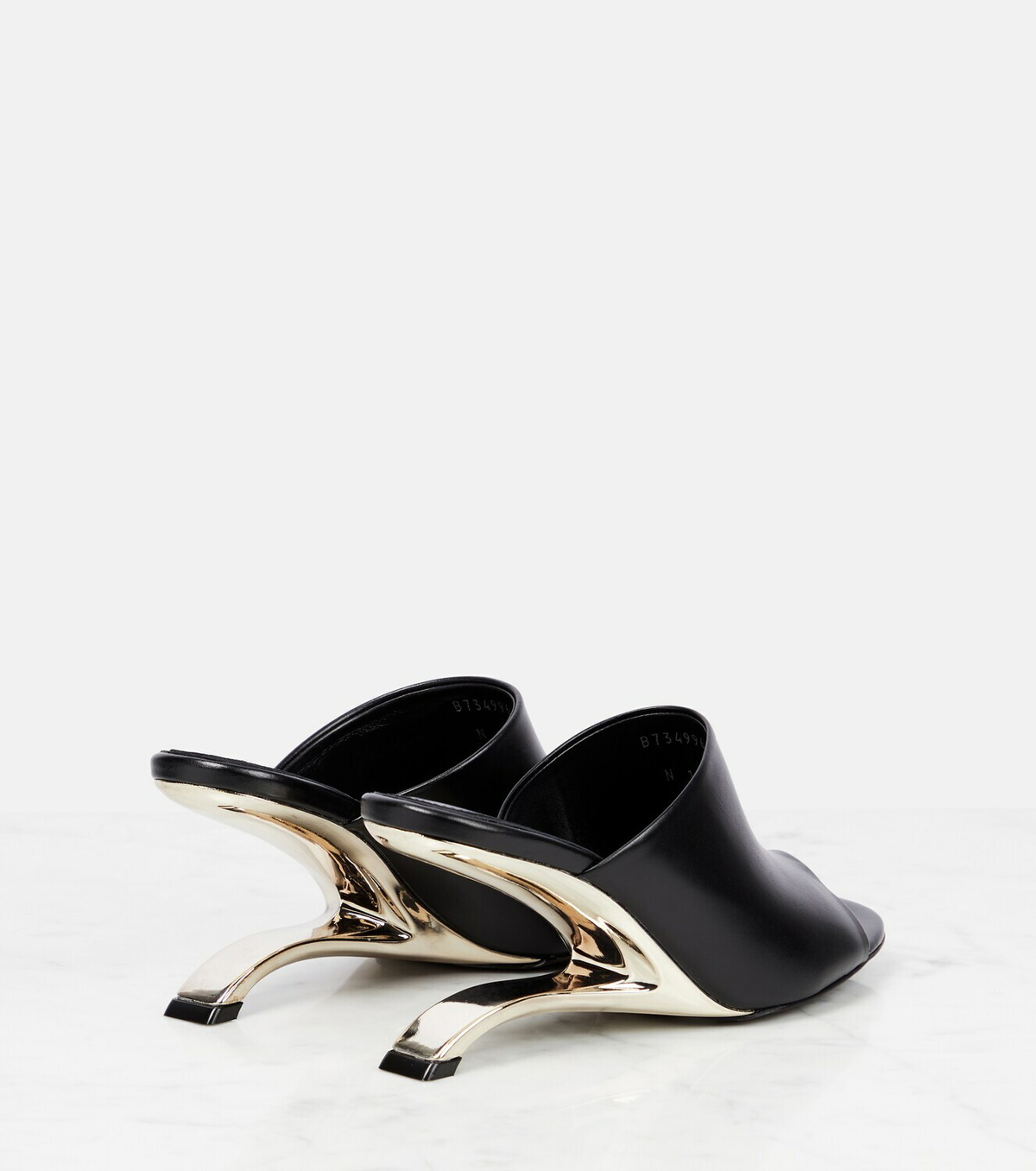 Alexander McQueen - Arc leather mules Alexander McQueen
