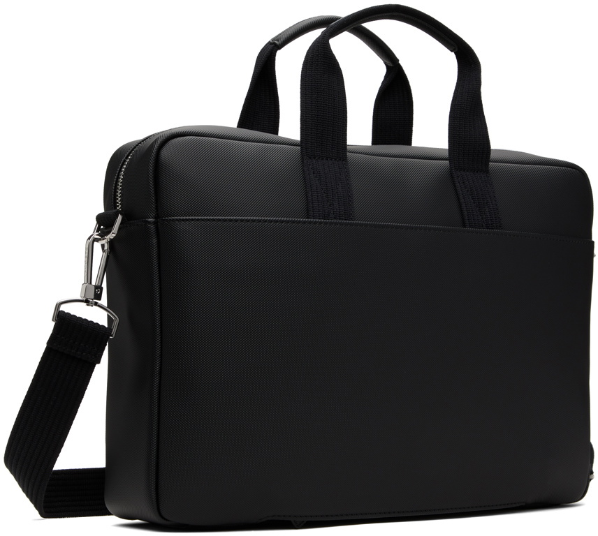 Lacoste Black Classic Computer Briefcase Lacoste