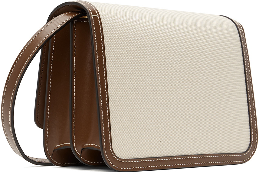 Burberry Beige & Brown TB Bag Burberry