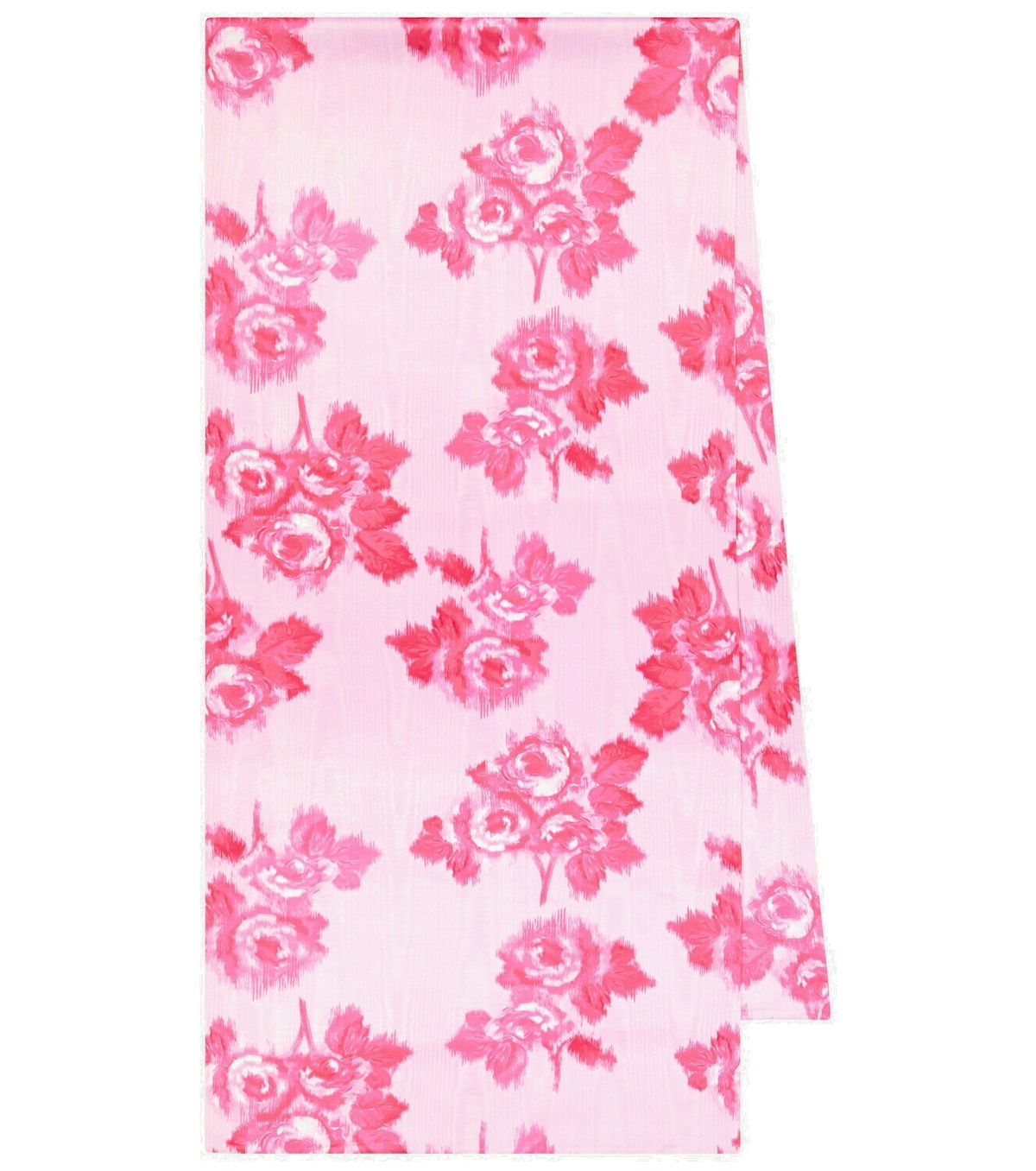 Emilia Wickstead Floral taffeta faille scarf Emilia Wickstead