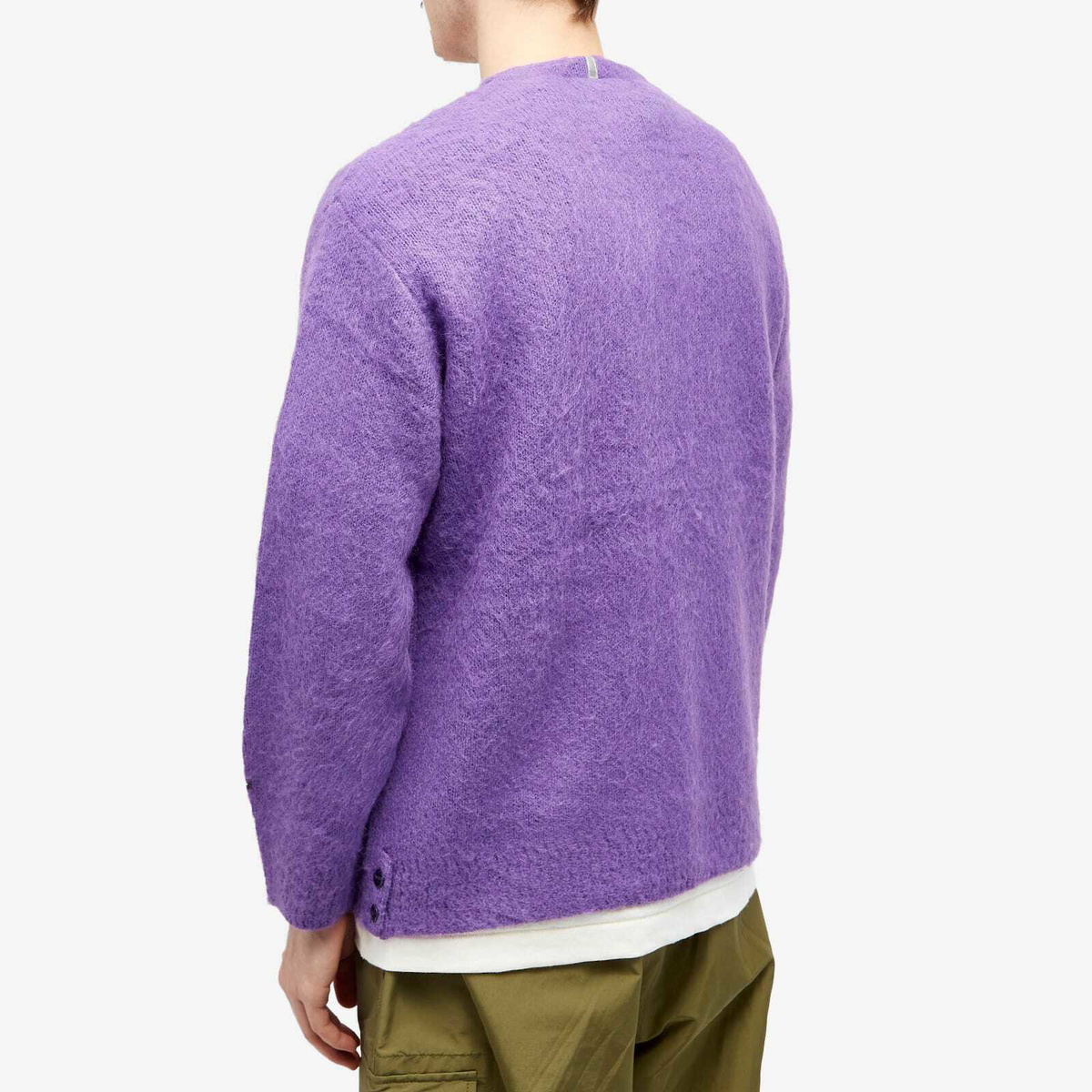 Manastash Men's Aberdeen Cardigan in Purple Manastash