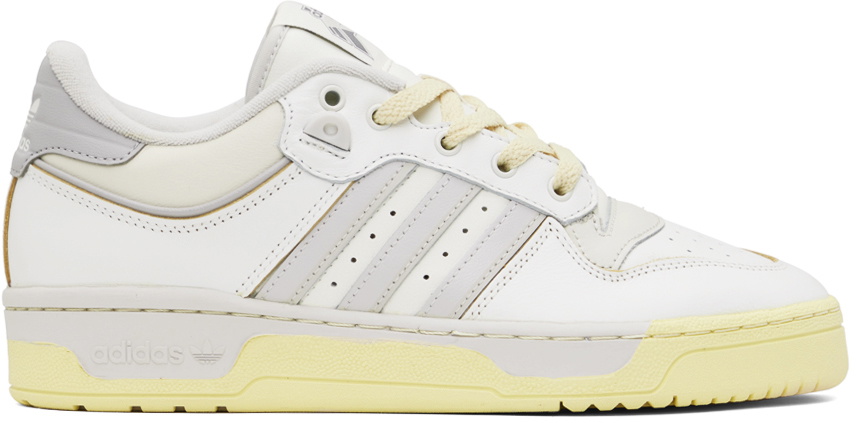 adidas Originals White & Beige Rivalry Low 86 Sneakers adidas Originals