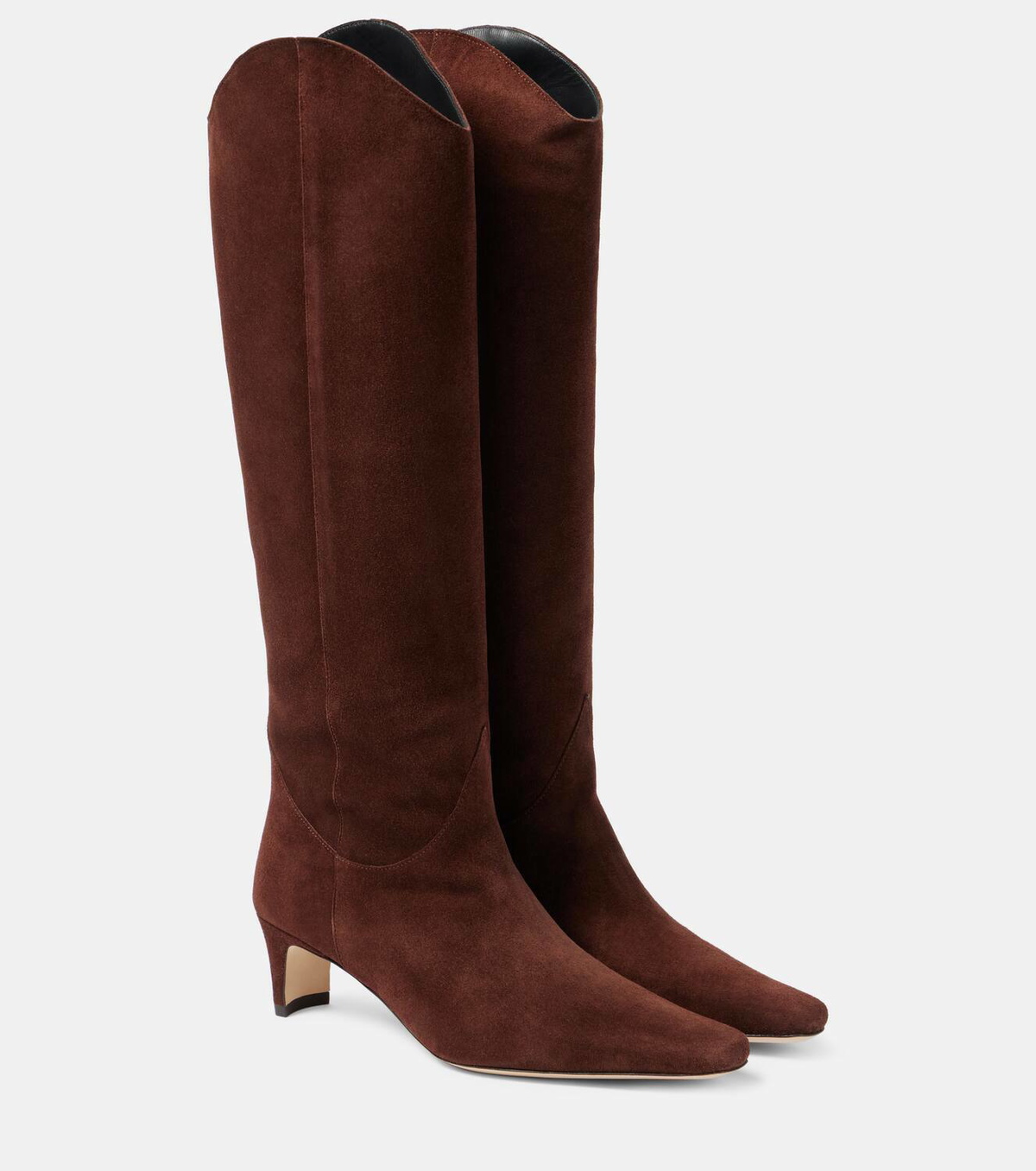 Staud Western Wally suede knee-high boots Staud