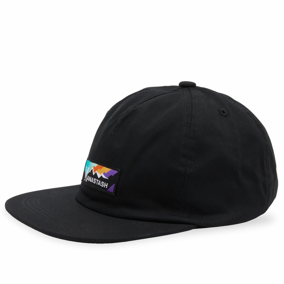 Manastash Men's Rainbow Logo Cap in Black Manastash