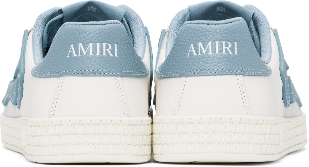 AMIRI Blue & White Pacific Bones Sneakers Amiri