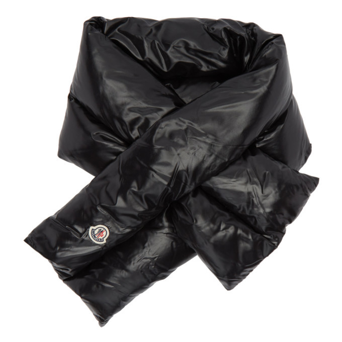 Moncler Black Down Scarf Moncler
