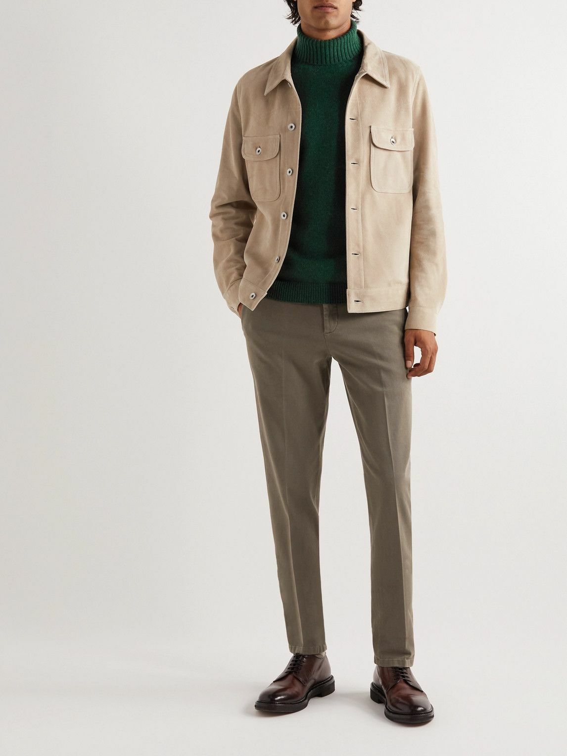 Boglioli - Cashmere Rollneck Sweater - Green Boglioli