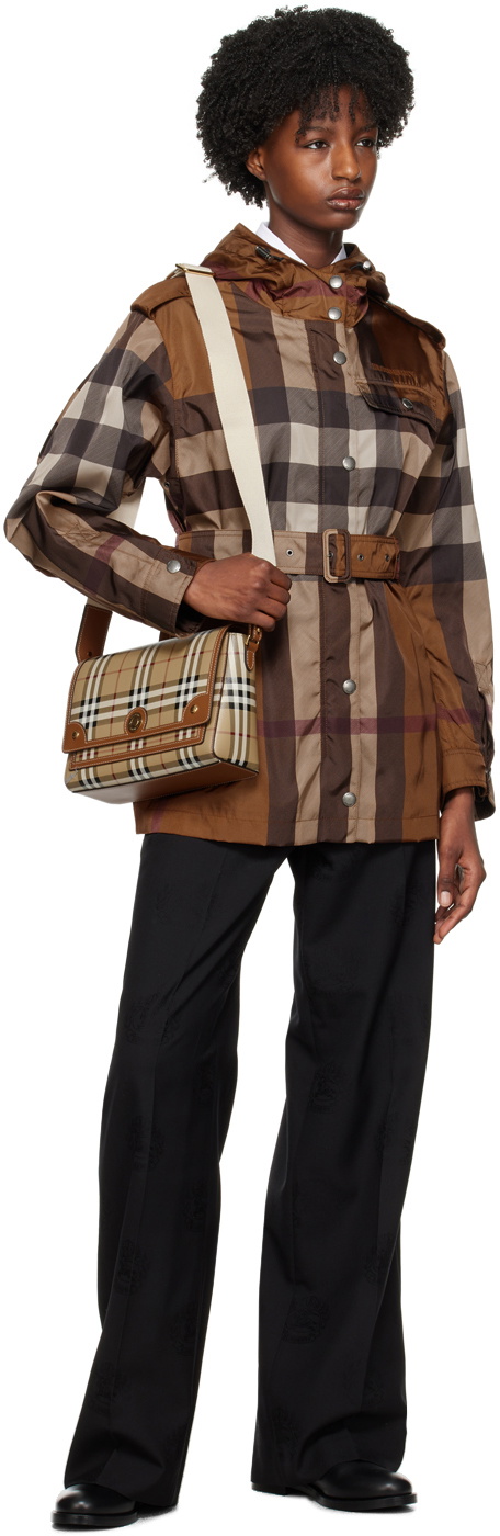 Burberry Brown Check Jacket Burberry