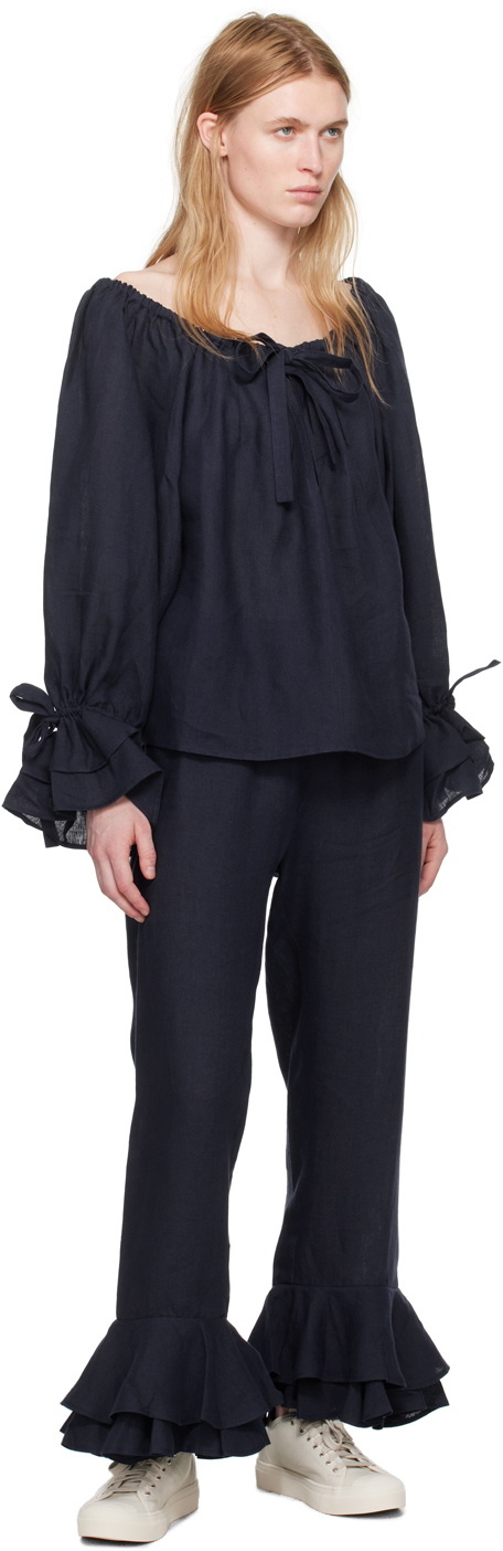 Sleeper Navy Cha-Cha Pyjama Set Sleeper