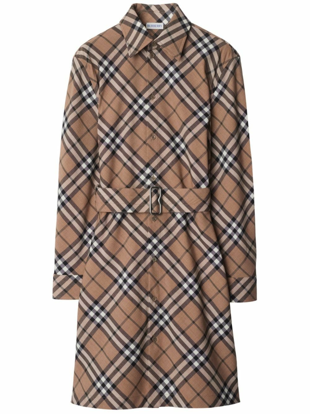 Burberry Check Shirt Dress Burberry